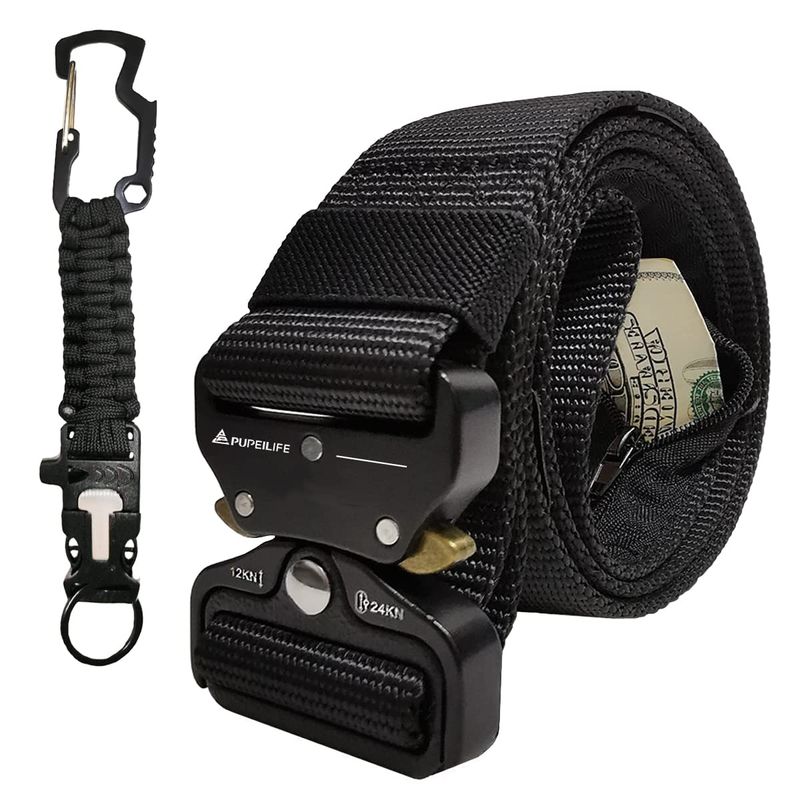 Tactical Style Travel Money Belts - Hidden Pocket Concealed Zipper ...