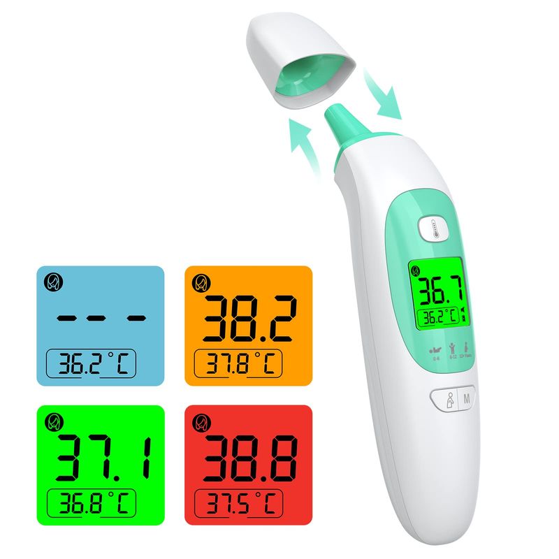 Infrared Digital Ear and Forehead Thermometer, KKmier Non Contact ...