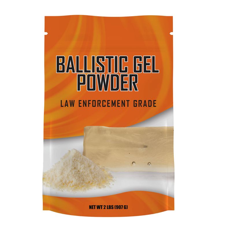 Ballistic Gel Powder 2 lbs - Gelatin Mix for Blocks, Targets and Dummys ...