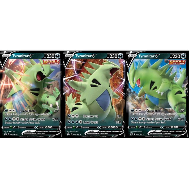 Tyranitar V - Battle Styles - Fusion Strike 097/163-158/264 - SWSH109 ...