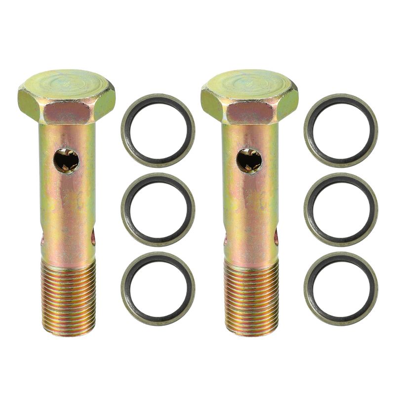 QUARKZMAN Universal M18 x 1.5 82 mm Length Motorcycle 4-Hole Hollow ...