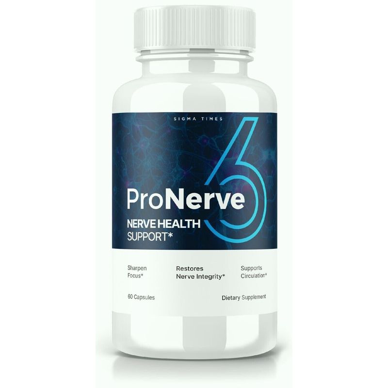 ProNerve 6 Nerve Health Supplement to Support Nerve Functions & Relief ...