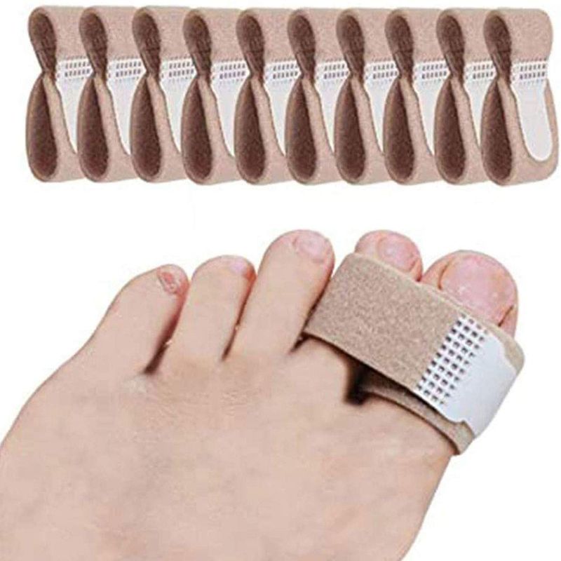 PEDIMEND Toe Straightener Wraps (10PCS) - Broken Toe Treatment - Great ...