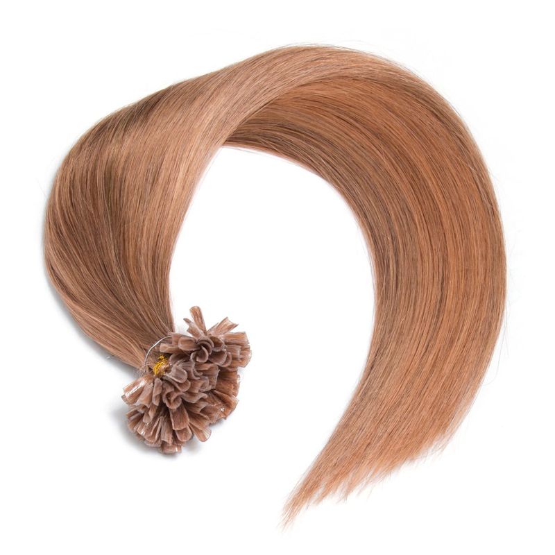 Honigblonde Bonding Extensions aus 100% Remy Echthaar 25 0,5g 50cm ...