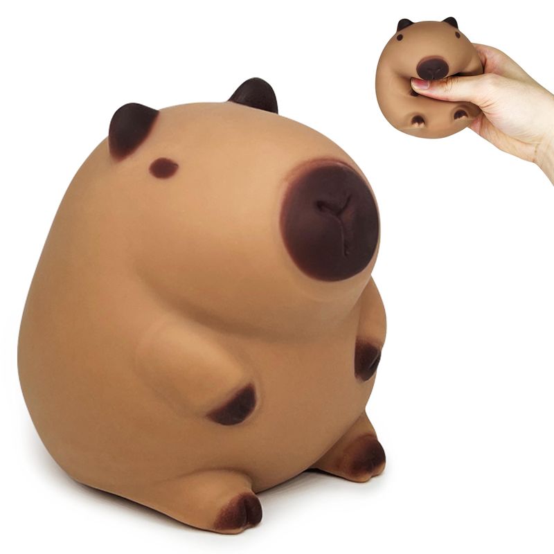 Squishy Capybara Stress Balls Squeeze Toys, Super Fun Animal Stress ...