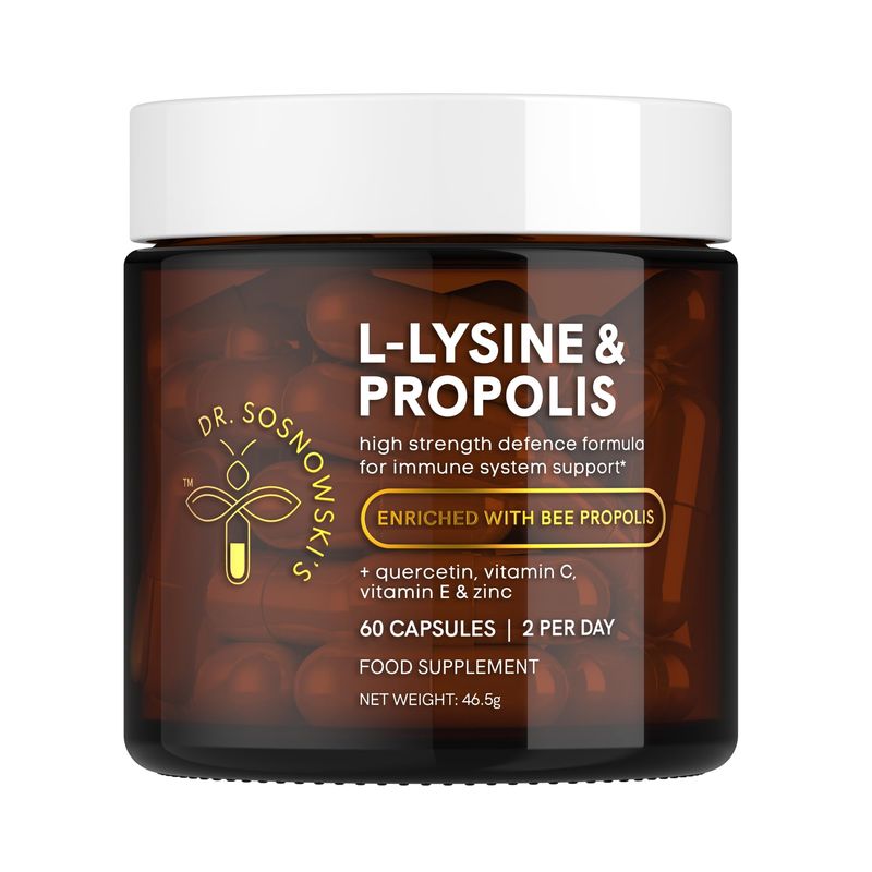 Dr. Sosnowski's L-Lysine & Propolis Supplements | High Potency L Lysine ...