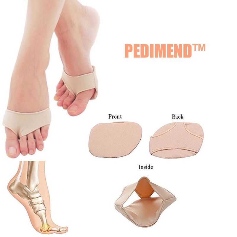 Pedimend Mortons Neuroma Metatarsal Pads - 2 Pairs | Forefoot Cushion ...