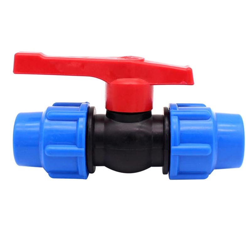 Ball Valve Connector, 25mm MDPE Irrigation Pipe Fittings Valve, Plastic ...