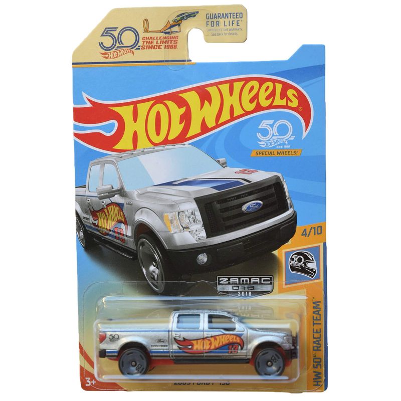 Hot Wheels Zamac 50th Race Team 4/10, 2009 Ford F-150 50th Anniversary ...