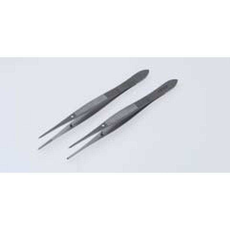 Ophthalmic Tweezers 11.5 cm Straight with Knook Surgical Stainless ...