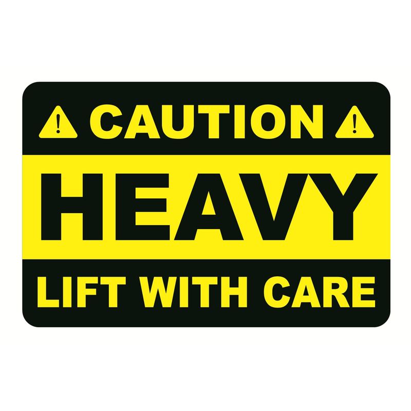 Heavy Shipping Sticker,2x3 inch 200pcs Caution Heavy Lift with Care ...