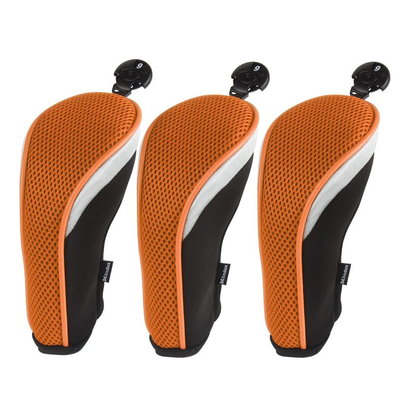 Andux Golf Hybrid Club Head Covers with Dial No. Tag Pack of 3 Mt/hy07 ...