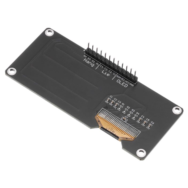uxcell 0.96" OLED LCD Screen Module Soldering 4 Pin 4X4 Keyboard I2C ...