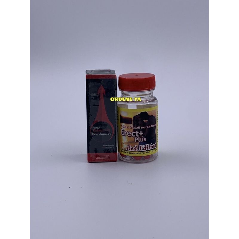 Erect+Plus Enlarging Men's Massage Oil Erecmax Potency Virilidad ...
