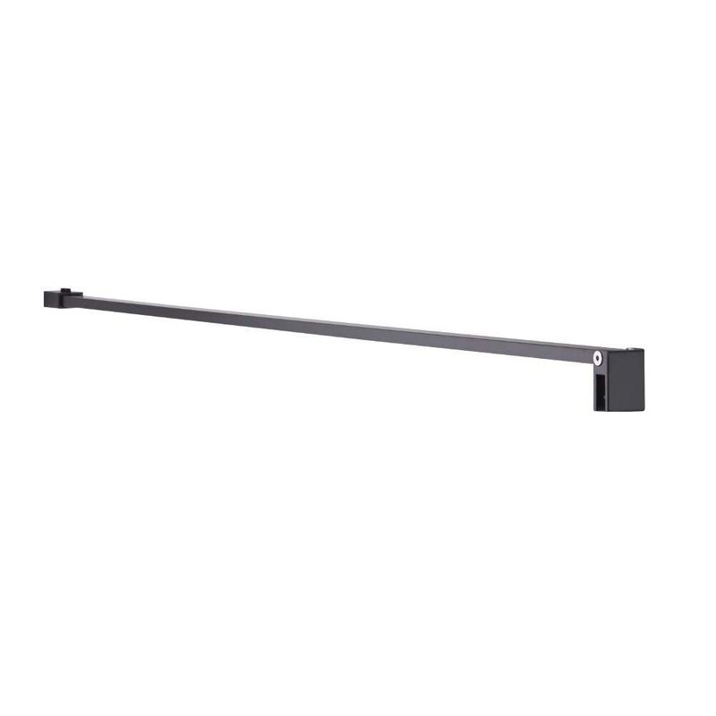 Milano Nero Black Wet Room Shower Enclosure Screen Support Arm Bar ...