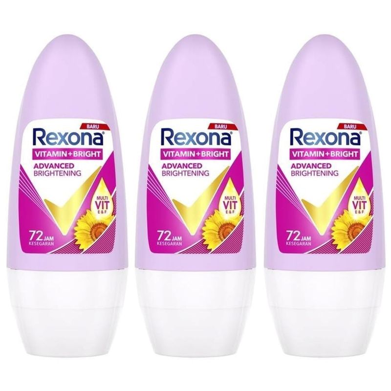 Rexona Lexona Women's Antiperspirant Deodorant Roll On Advanced Brightening Advanced Brightening ...