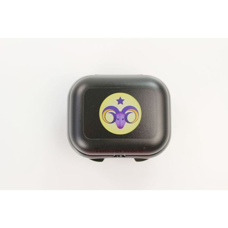 Tupperware to Go Mini-Twin Black Zodiac Aries Lunch Box - Online ...