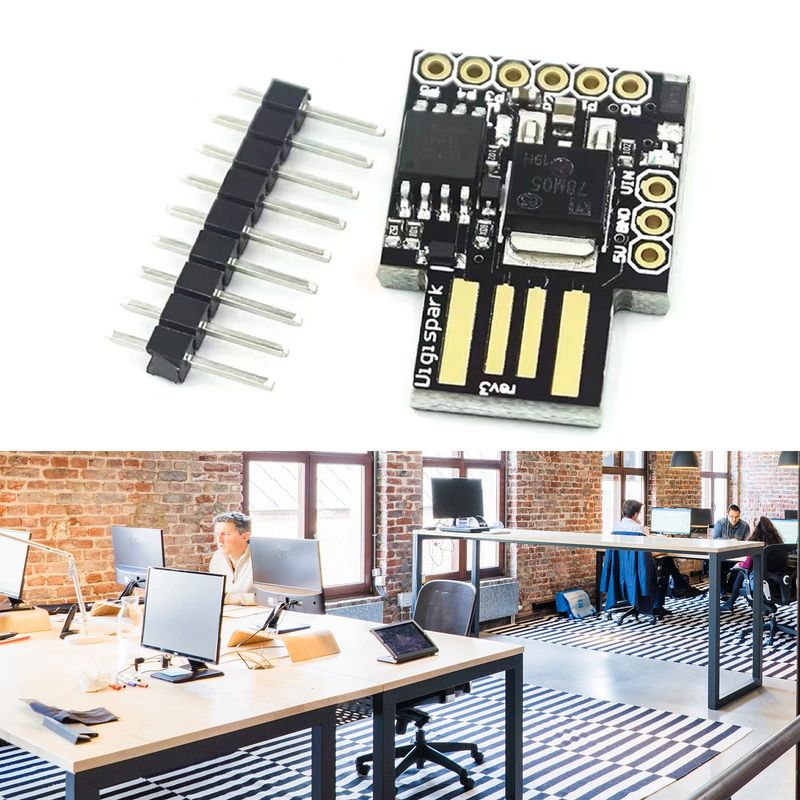 Attiny85 Digispark Kickstarter Micro USB Development Board IIC I2C and ...