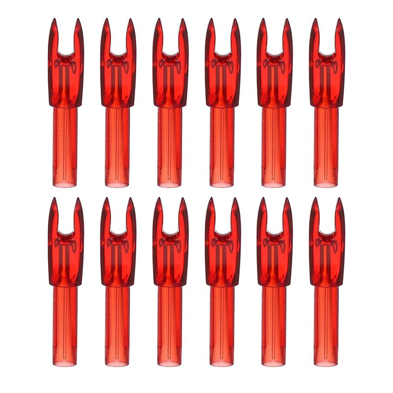 PATIKIL Archery Arrows Nocks 4.2mm, 12 Pack Plastic Insert Arrow Nock ...