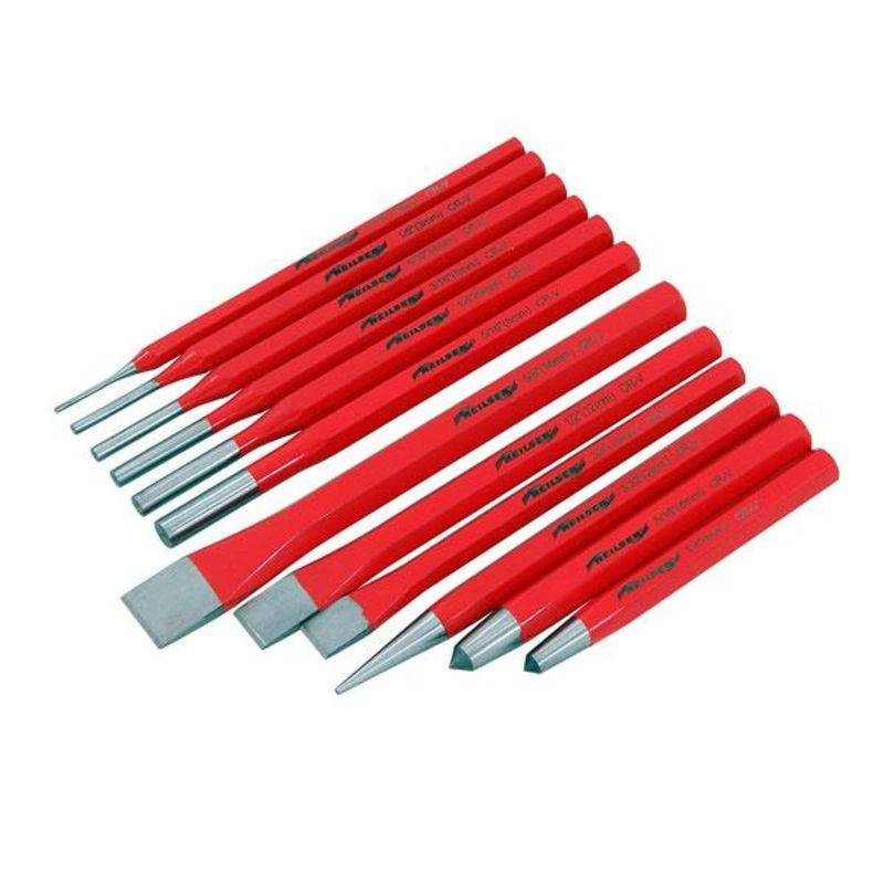 Neilsen CT1821 12-Piece Punch and Chisel Set - CRV Steel, Includes 10mm ...