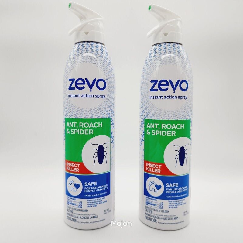 *2 PACK* Zevo Instant Action Aerosol Ant Roach Spider Insect Killer, 10 ...