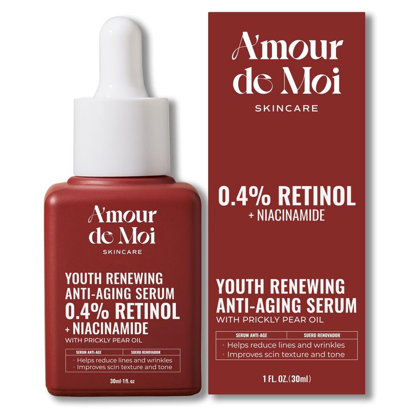 ADM Anti Aging Pure Retinol Serum For Face with Niacinamide ...