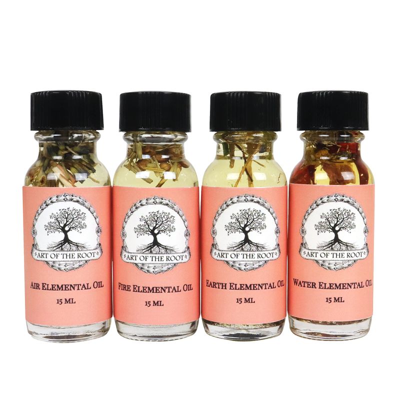 Four Elemental Oils by Art of the Root | Handmade with Herbs ...