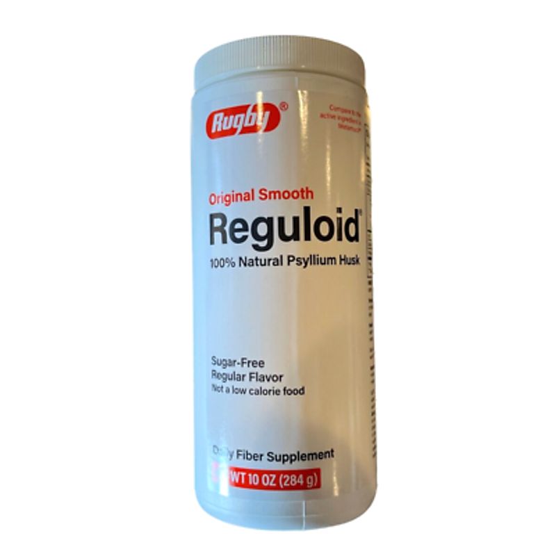 Rugby REGULOID Laxative Powder SUGAR FREE Regular Flavor 10oz ...