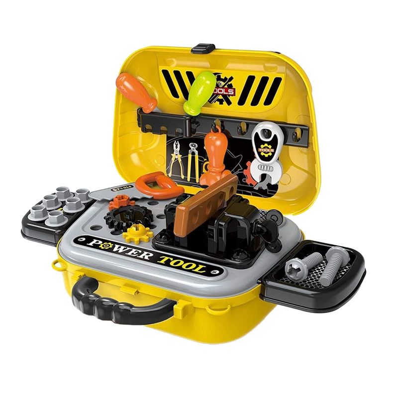 SDMAX 2 IN 1 Power Tools Toys, Pretend Play Tool Set, Repair Tool Kit ...