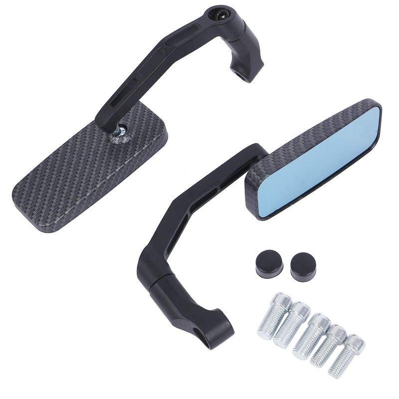 Cure Motorcycle Mirror, Side Mirror, Rectangle, Wide Side, Custom Parts ...