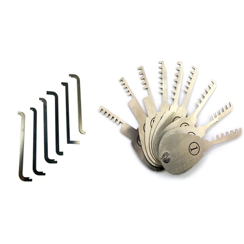TPM Go 9pcs Comb Lock Pick Tools with 6pcs Tension Wrench Tools,Great ...