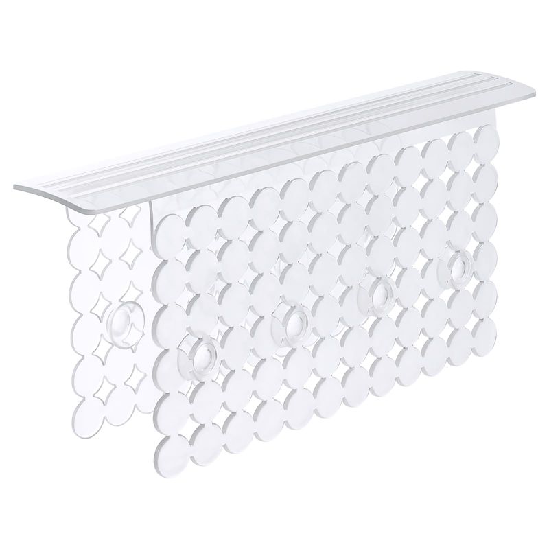 Bligli Plastic Sink Saddle, Sink Divider Mat with Strong Suction Cups ...