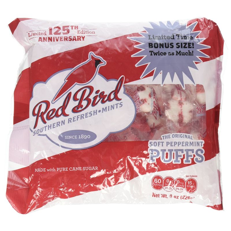 Red Bird The Original Individually Wrapped Soft Peppermint Puffs 8.0 Oz ...