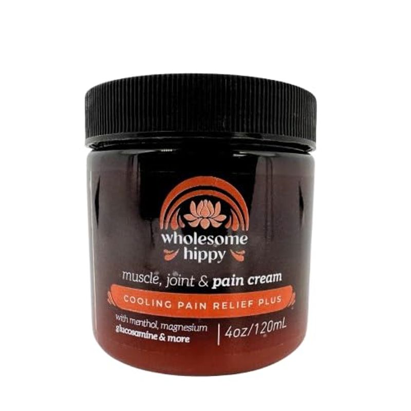 WHOLESOME HIPPY cooling pain relief plus cream with magnesium - Vitamin ...