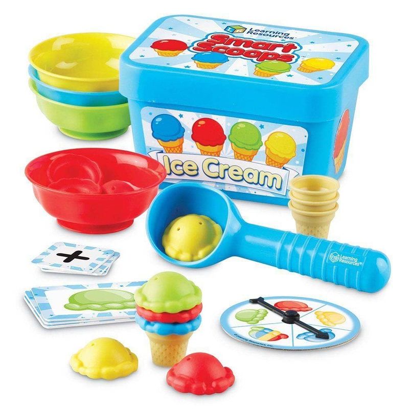 Learning Resources Smart Scoops Math Activity Set, Stacking and Sorting ...