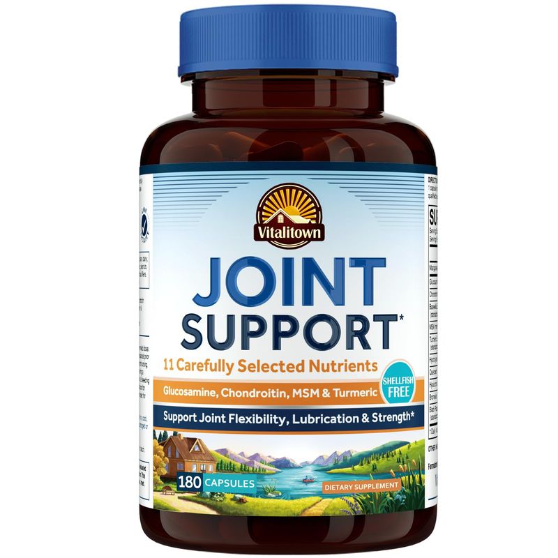 Vitalitown Glucosamine Chondroitin MSM, Joint Support Supplement ...
