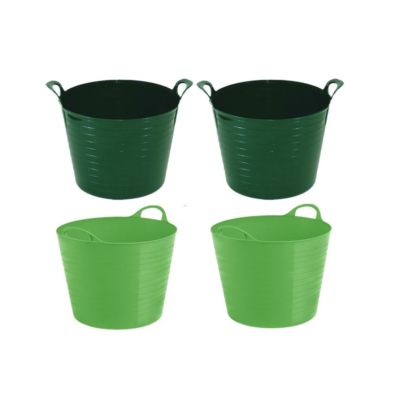 26 LITRE FLEXI BASKET LARGE TUB GARDEN CONTAINER FLEXIBLE STORAGE ...