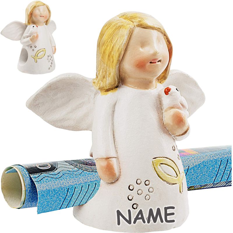 alles-meine.de GmbH Decorative Figurine - Angel / Guardian Angel - with ...