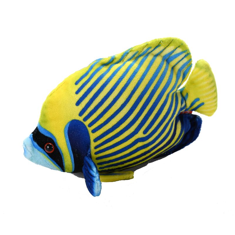 Wild Republic Coral Reef, Emperor Angelfish, Stuffed Animal, 6 inches ...