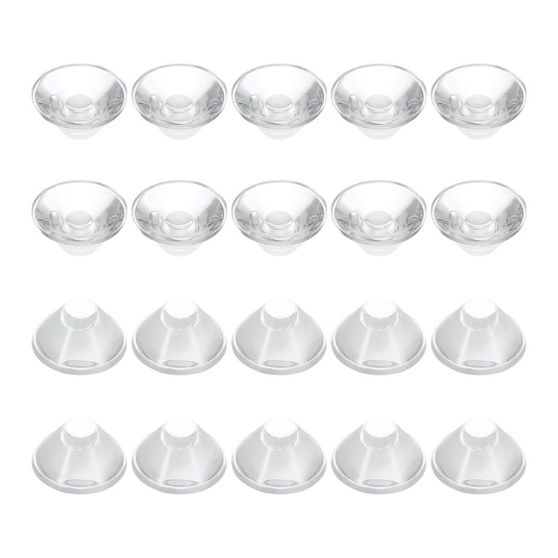 PATIKIL 20pcs 45 Degree 20mm High Power LED Lens LED Lifter Lecturer ...