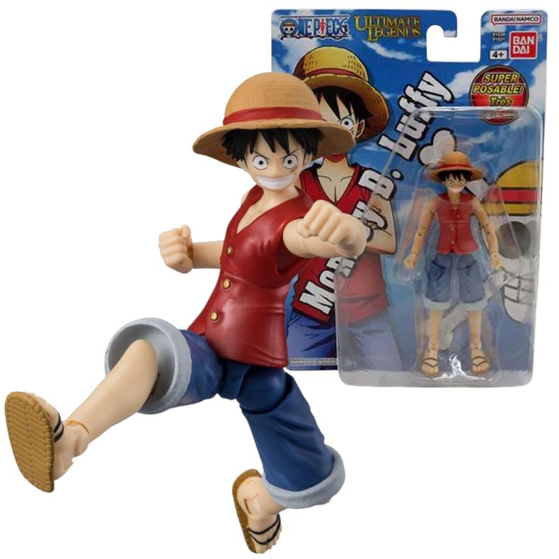 BANDAI Ultimate Legends Luffy Action Figure - 12.5cm Luffy Anime Figure ...