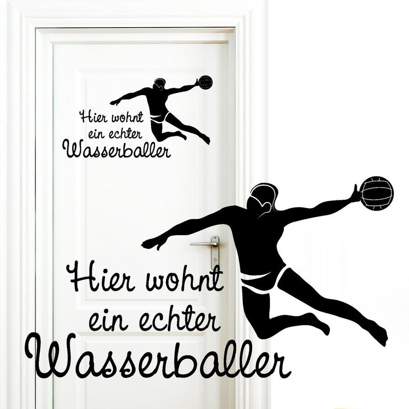 'W63 Wall Tattoo with German Text "Door Sticker/Door Sticker with ...