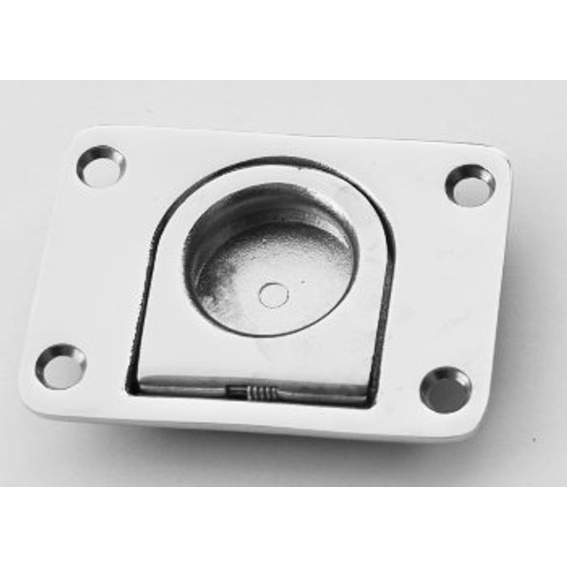 Marine Grade Stainless Steel Flush Lifting Handle, 3" x 2-1/4" with ...