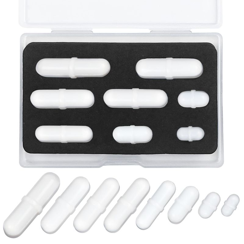 Magnetic Stir Bar Set, Lab Type-B Mixed Size PTFE Magnetic Stirrer ...