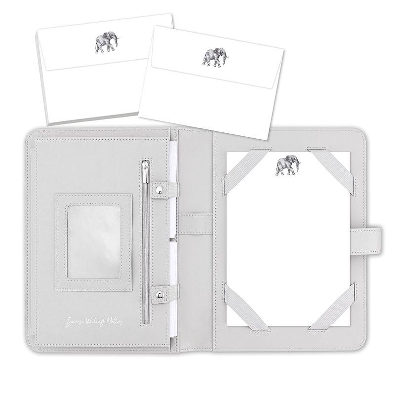 Me Loovely Elephant Letter Writing Paper and Envelopes Set A5 Size ...