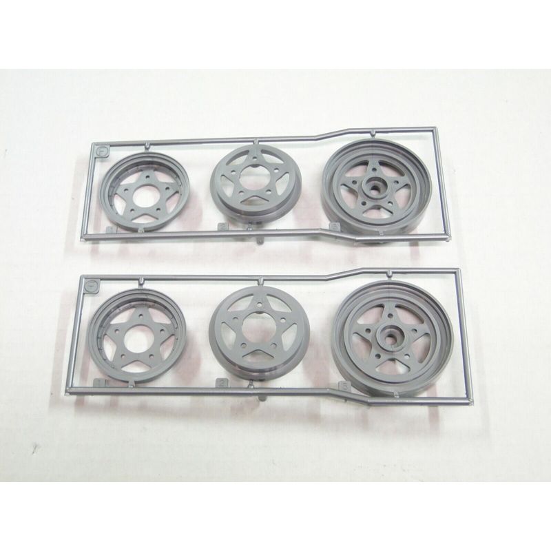 NEW TAMIYA ROUGH RIDER Wheels Front GRAY BUGGY CHAMP 1/10 TA31R ...