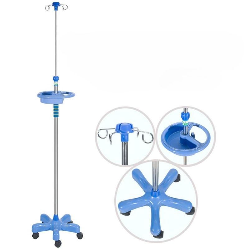 Infusion Stand Telescopic Drip Stand Stainless Steel Height Adjustable ...