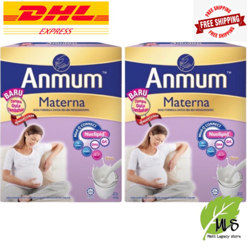 2 X ANMUM MATERNA MILK 650G FOR PRENATAL PREGNANT WOMEN VANILLA FLAVOR ...