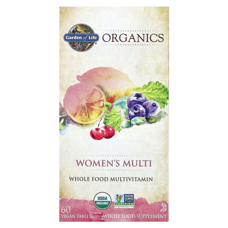 Organics, Women's Multi, 60 Vegan Tablets - Online Marketplace ...