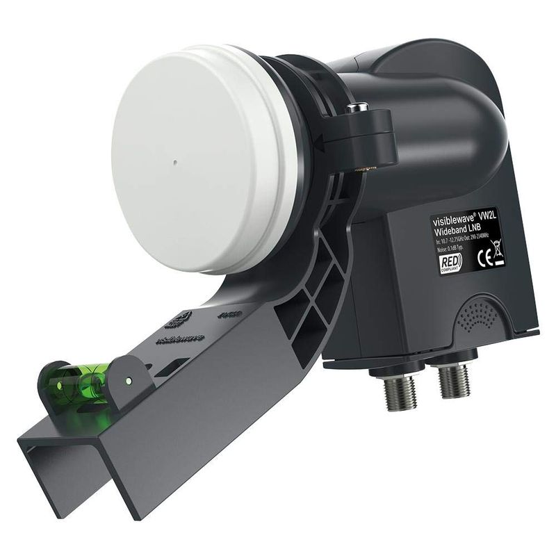 Twin Output Wideband LNB With Clamp, Product Range Dragonsat LNBs ...